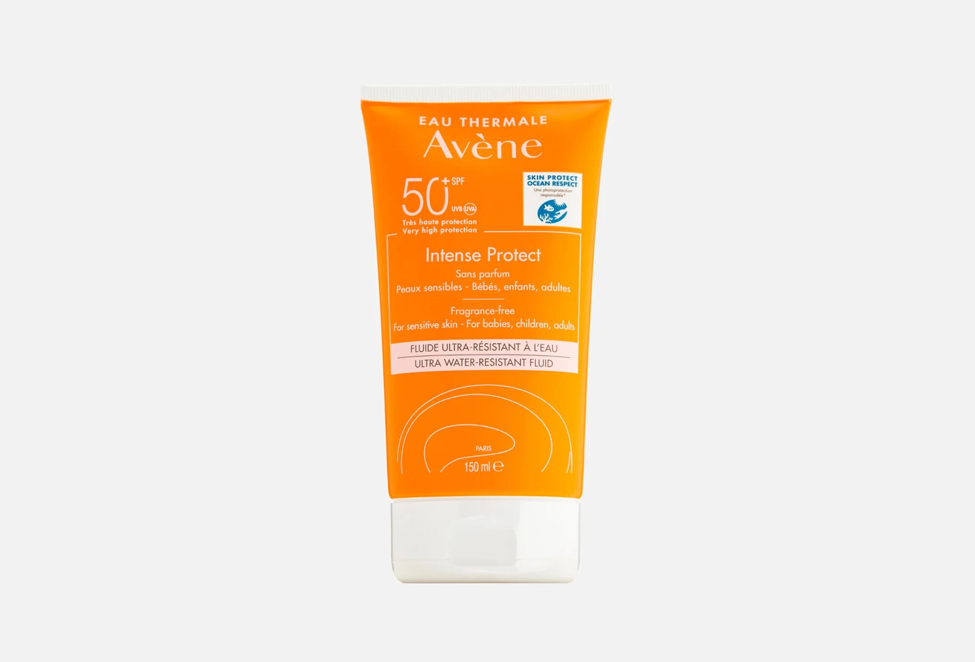 EAU THERMALE AVENE INTENCE Protect Флюид солнцезащитный для лица и тела водостойкий SPF50+ 150мл