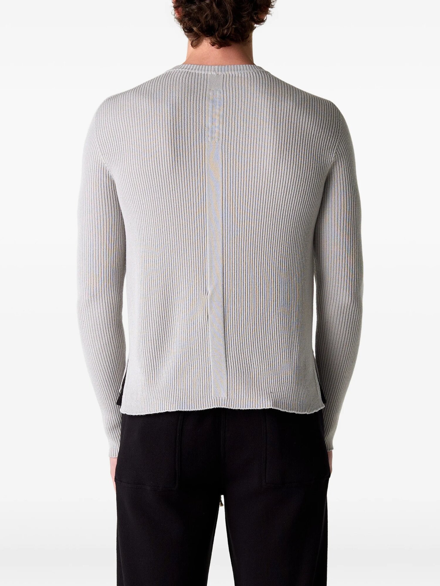 Толстовка Rick Owens Ribbed Geo sweatshirt, размер 54, , серый — фото 1