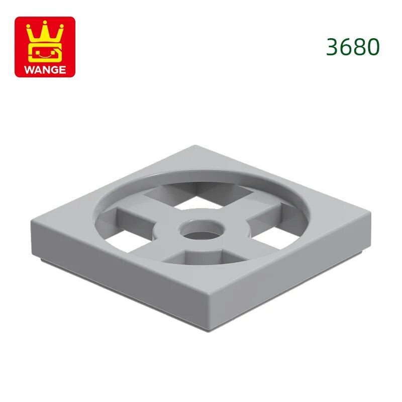 Конструктор Wange 271 деталей 3680 2x2 Серый, 70. Light Bluish Gray