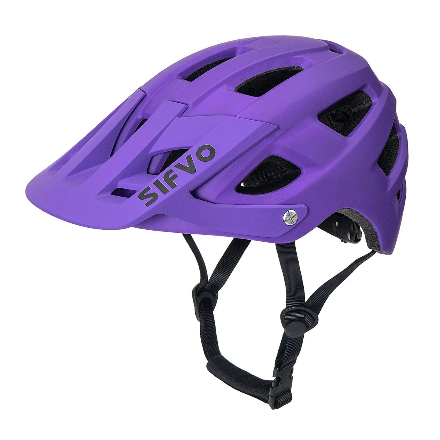 BATFOX Ультралегкий MTB шлем для взрослых Фиолетовый, M54-58CM, F-555-purple
