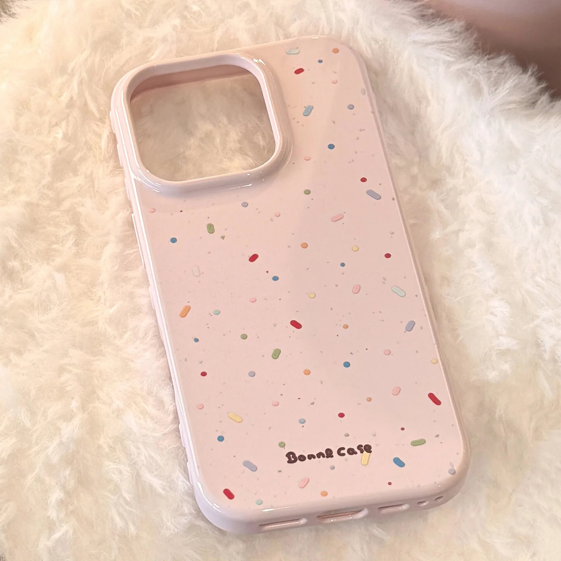 Корейский Полноэкранный Чехол С Красочным Дизайном Candy Dot Для iPhone iPhone17 Pro