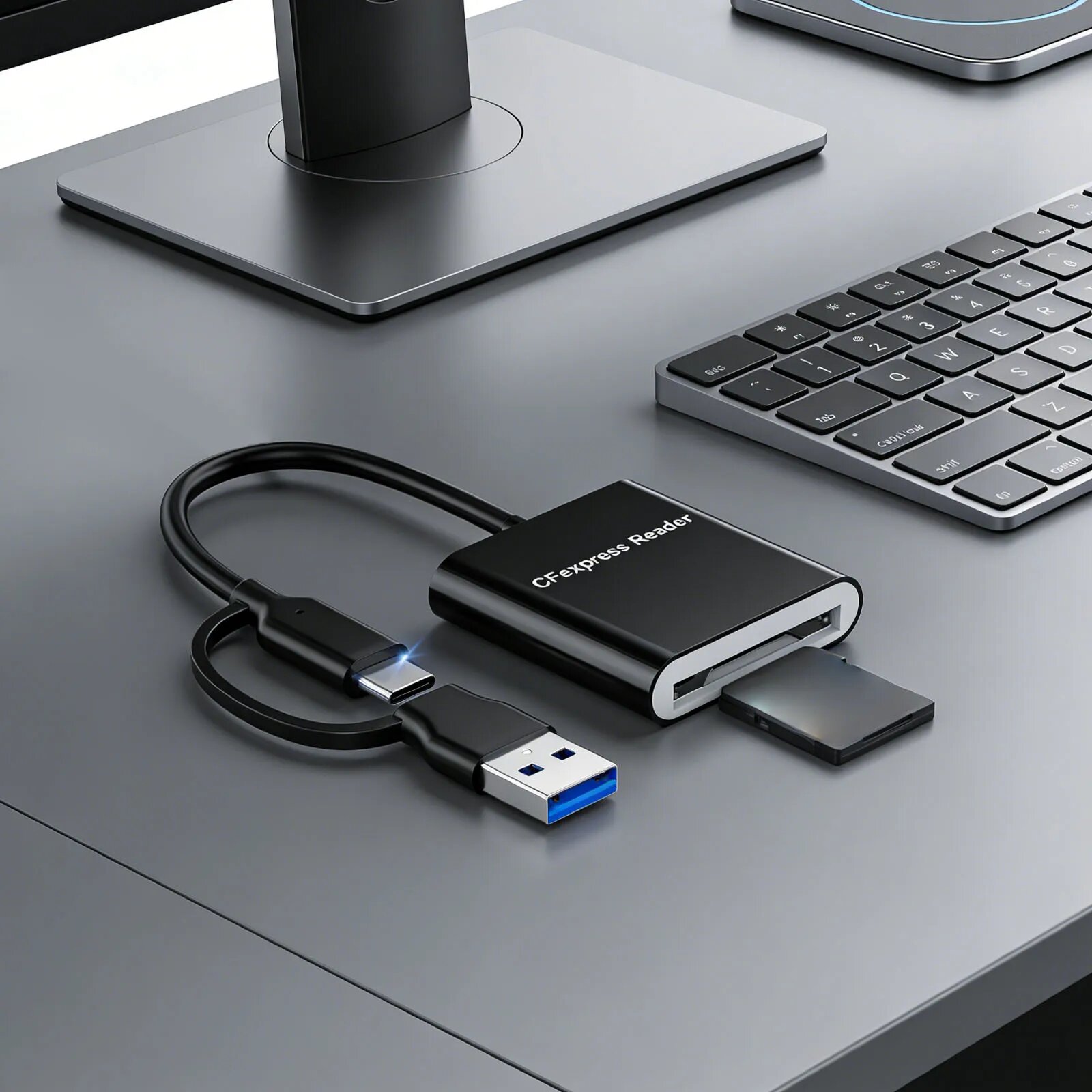Адаптер CFexpress USB-C и A 2-в-1 ALLOYSEED