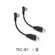 TimeEar TEC-B1 и TEC-B2 L-образный аудиокабель USB-C Ультратонкий разъем OFC для...