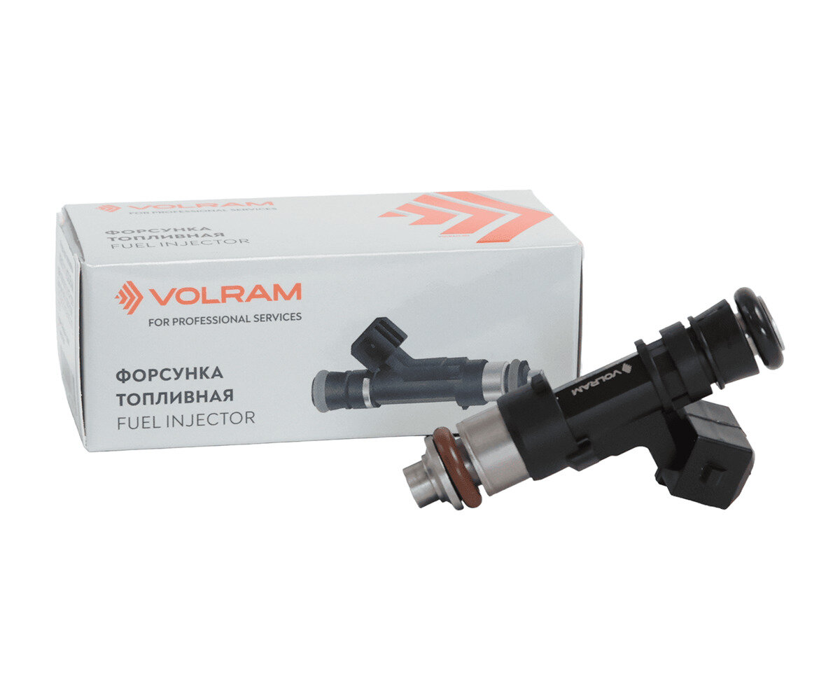 Форсунка топливная Volram VR42118 аналог Bosch тонкая для Lada ВАЗ Kalina 1; Chevrolet Niva 1.6 8кл.