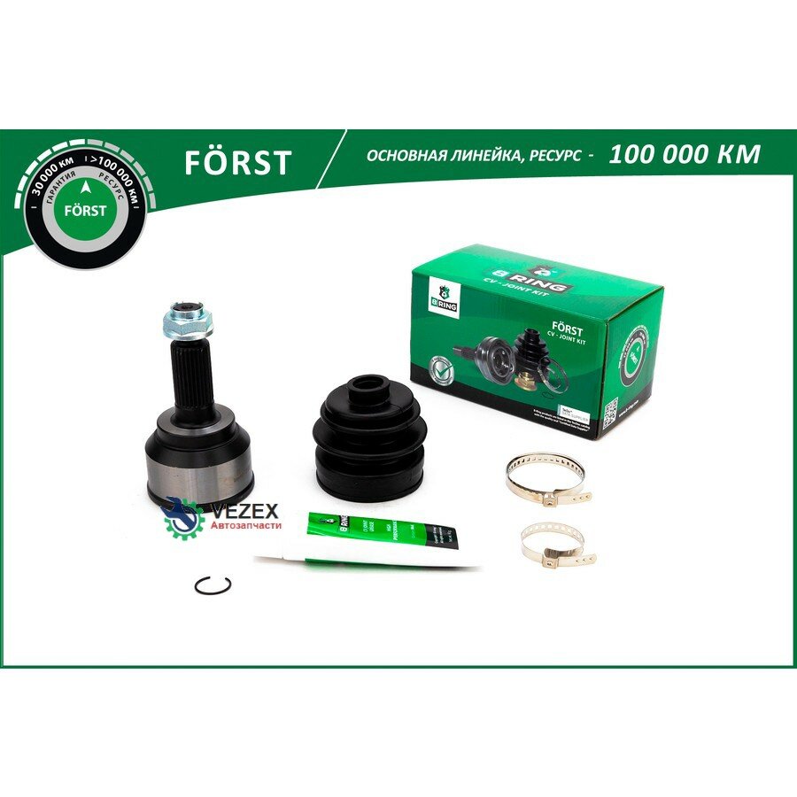 BRING BOC3911 Шрус MAZDA 3 (4-ст. АКПП) (03-08) (наруж.) [28/22] (BOC3911) B-RING FRST
