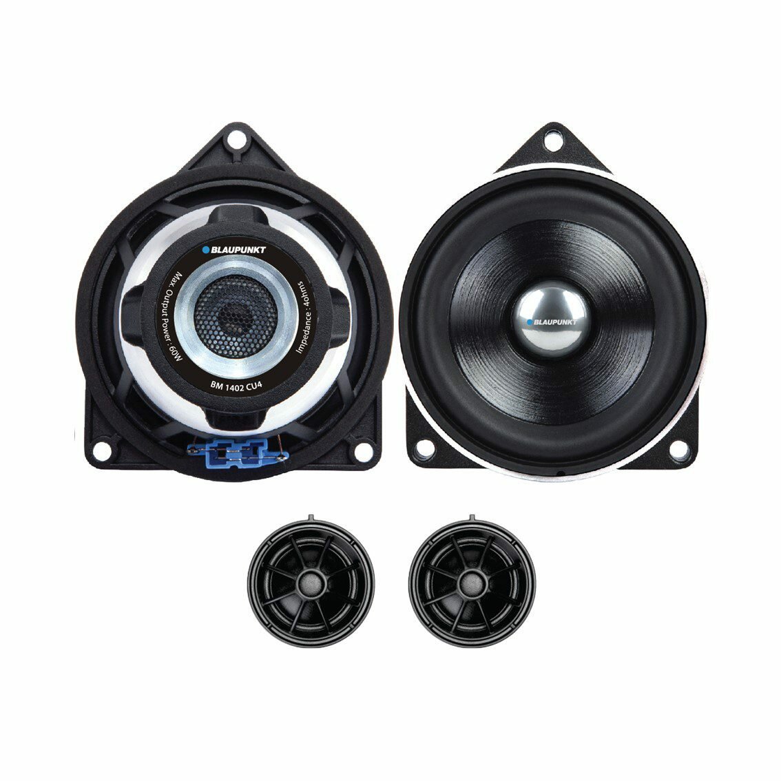 Blaupunkt BM 1402 CU4 компонентная акустика для BMW, 4 дюйма, Min 60 Вт, Max 100 Вт