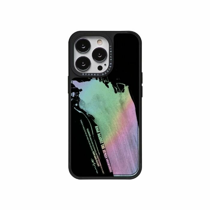 Чехол для смартфона со сменной переливающейся дизайнерской вкладкой DPARKS IPHONE 11