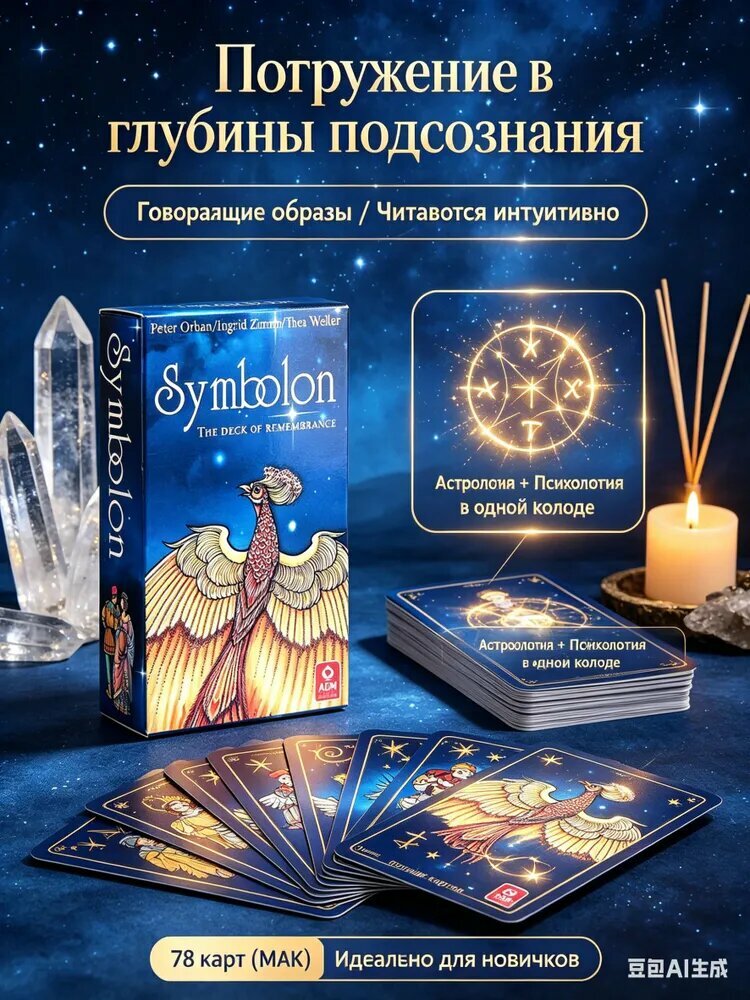 Карты Таро Symbolon Mini AGM Urania / Оракул Симболон, карманная версия