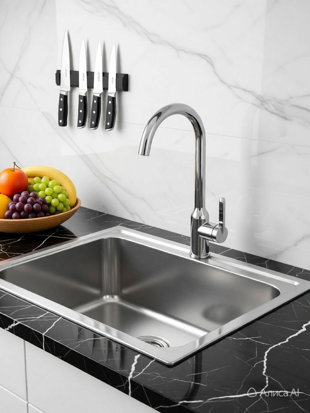 Смеситель для кухни VALFEX Tantalus Steel