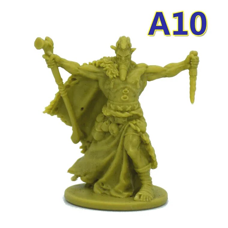 Фигурки абоминиции тока для игры Zombicide Fantasy Plague Zombie Horde A10 ORC NECROMANCER
