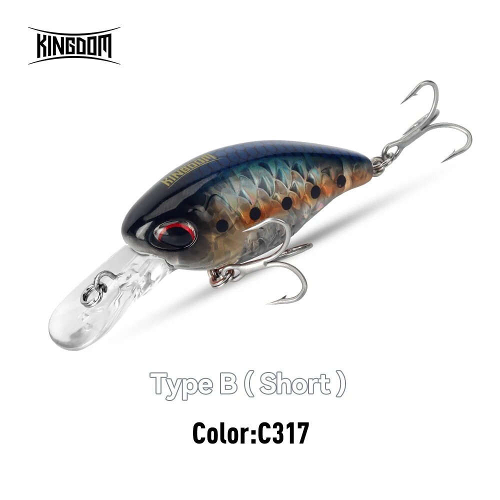 Kingdom Crankbait Type B (Short) C317, 6г