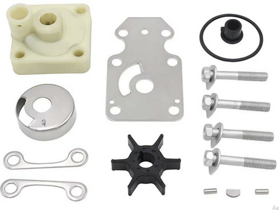 Ремкомплект помпы охлаждения 6AH-W0078-00 YAMAHA F9.9-F20 с корпусом