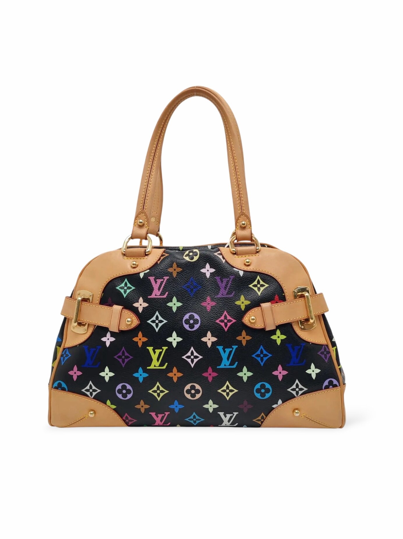 Сумка Louis Vuitton Claudia Multicolor, коричневый, черный, мультиколор — фото 1