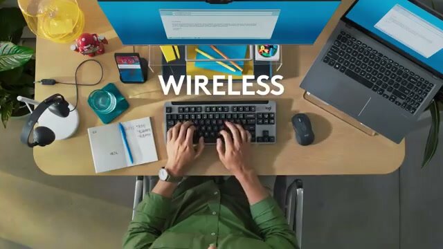 Клавиатура офисная Logitech K855 Red Switch (белый) (Английская раскладка) — фото 1