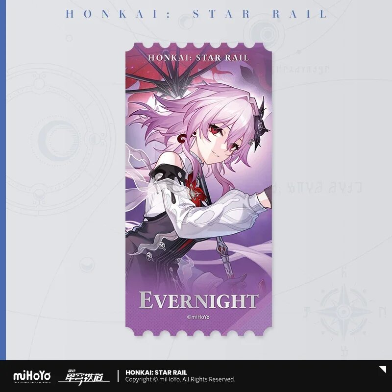 Лазерные карты Honkai Star Rail Robin Black Swan Argenti Ruan Mei Evernight