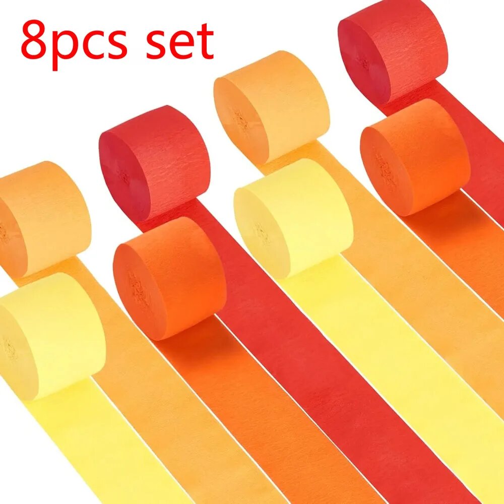 Бумажные гирлянды Eco-Orange 4/8 шт. 8 rolls Orange