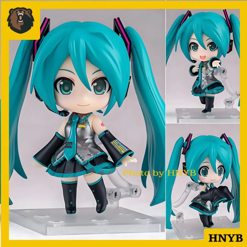 Фигурка вокалоид Мику Хацунэ / VOCALOID Miku Hatsune Нендороид Подарок для фаната (10 см) 2839