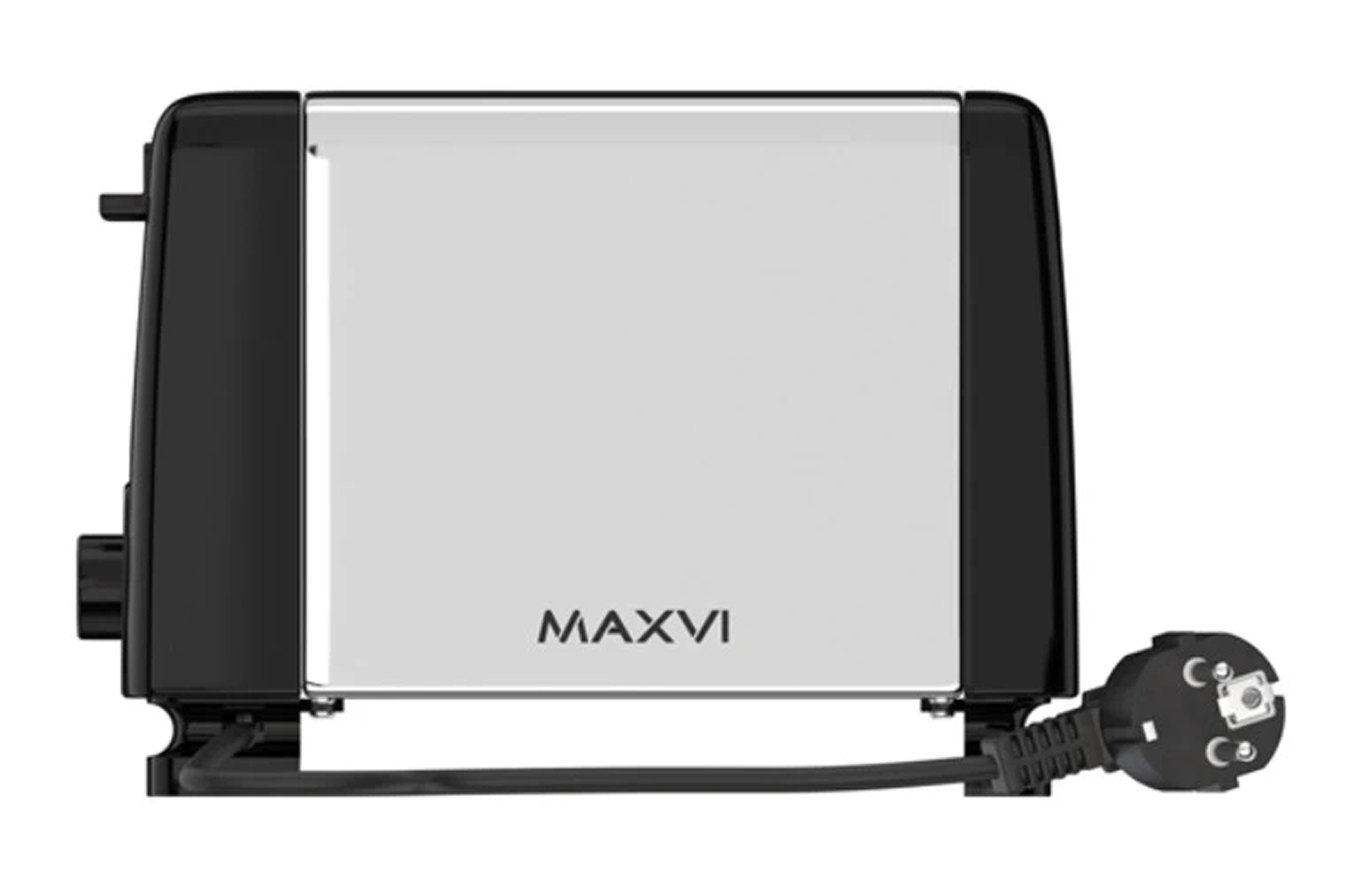 Тостер MAXVI "KT822S", серебристый, 800Вт, 2 отделения, с поддоном — фото 1