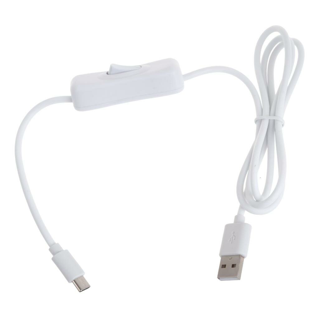 USB-кабель 3A Type-C на USB 2.0, Белый - 1m