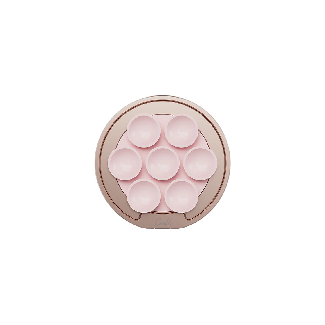Магнитный держатель Uniq COEHL LUNA Magnetic Suction Kickstand with Mirror Cloud Pink