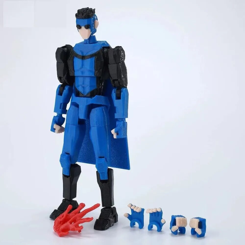 Фигурка Дарквинг из Неуязвимого( Invincible- Darkwing), 3D-печатная подвижная модель, подарок анимешнику и коллекционеру