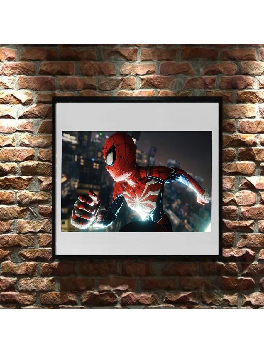 Постер "Spider-Man, человек паук заставка" А2