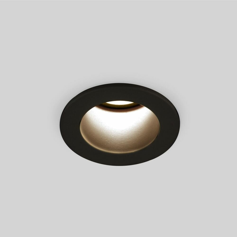 Elektrostandard 25023/LED/ Встраиваемый светильник 7W 4200K BK черный Электростандард.