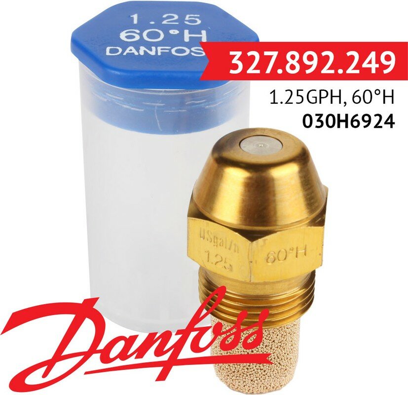 Топливная форсунка Danfoss 1.25GPH,60H 030H6924