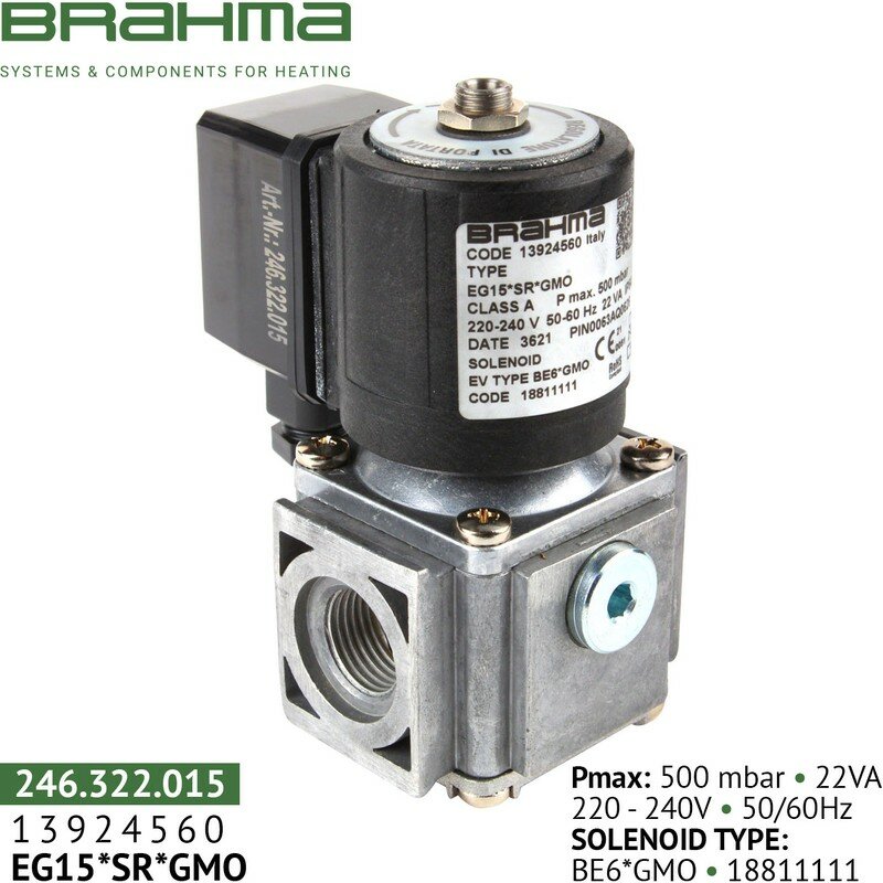 Клапан Brahma EG15*SR*GMO 13924560