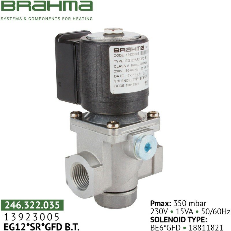 Клапан Brahma EG12*SR*GFD 13923005