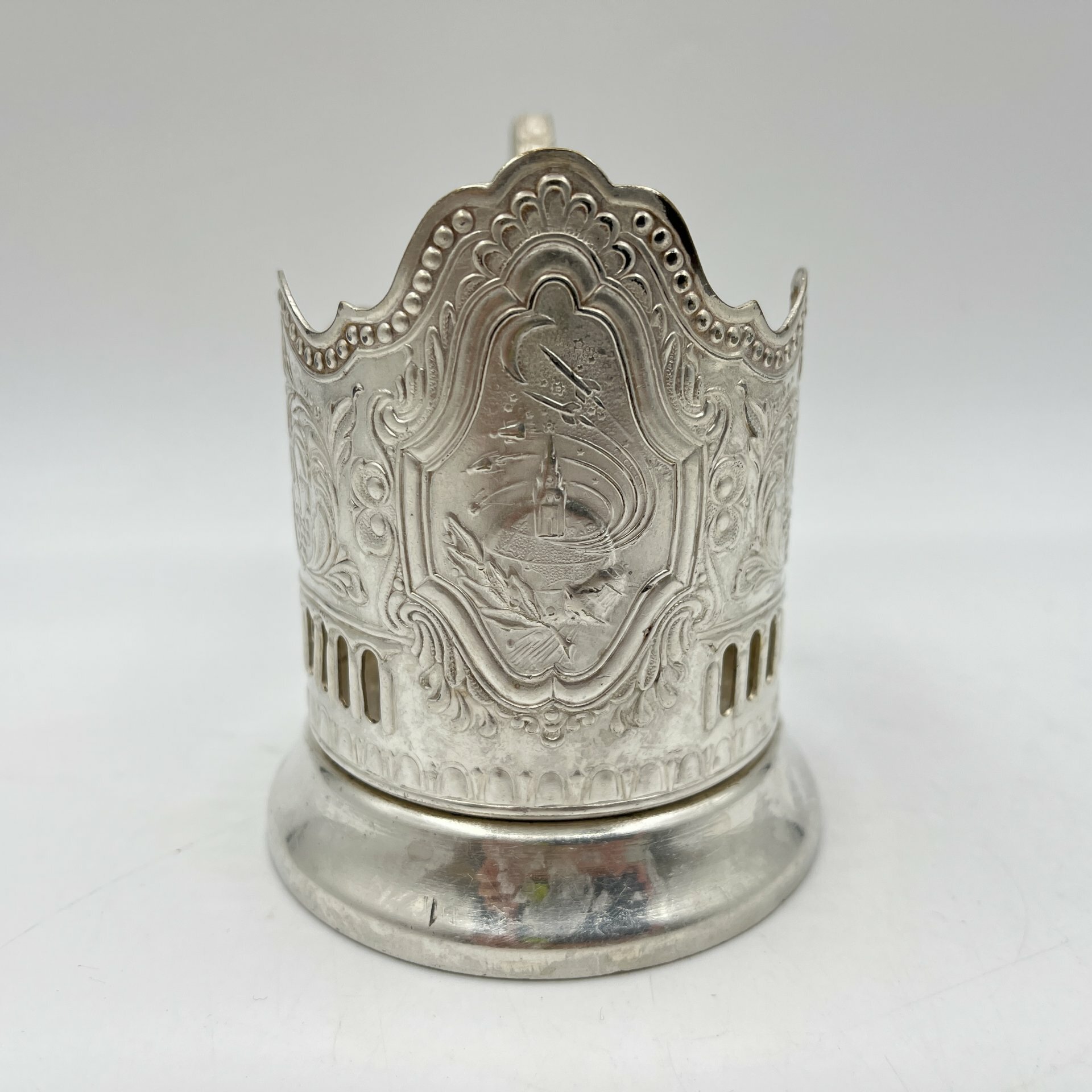 Подстаканник «Спутник», мНЦ (медь-никель-цинк)
