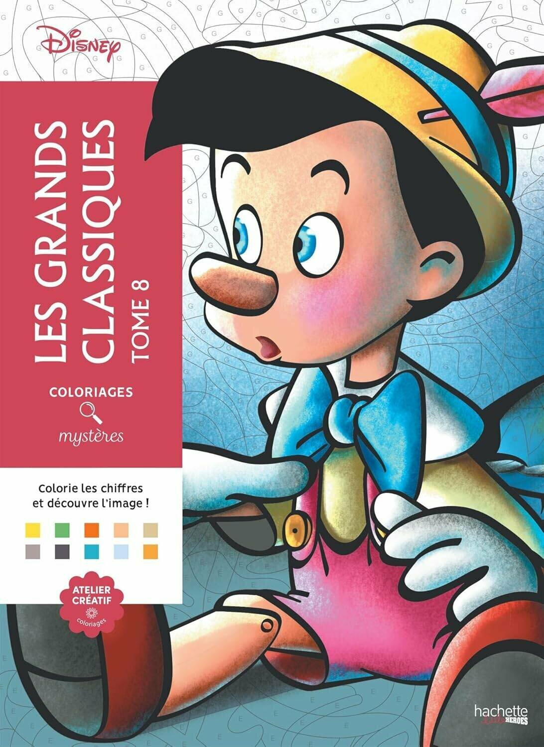 Charlotte Mendes. Coloriages mysteres Disney Les grands classiques Tome 8 Раскраска Волшебный мир Диснея Великая классика том 8 /Книги на английском