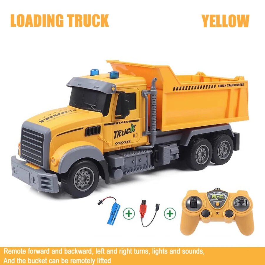 Радиоуправляемый самосвал LADUMU 2.4G 6T-Truck