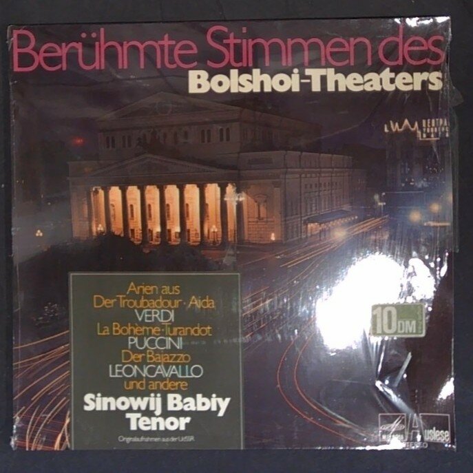 Berumte Stimmen des Bolshoi-Theaters