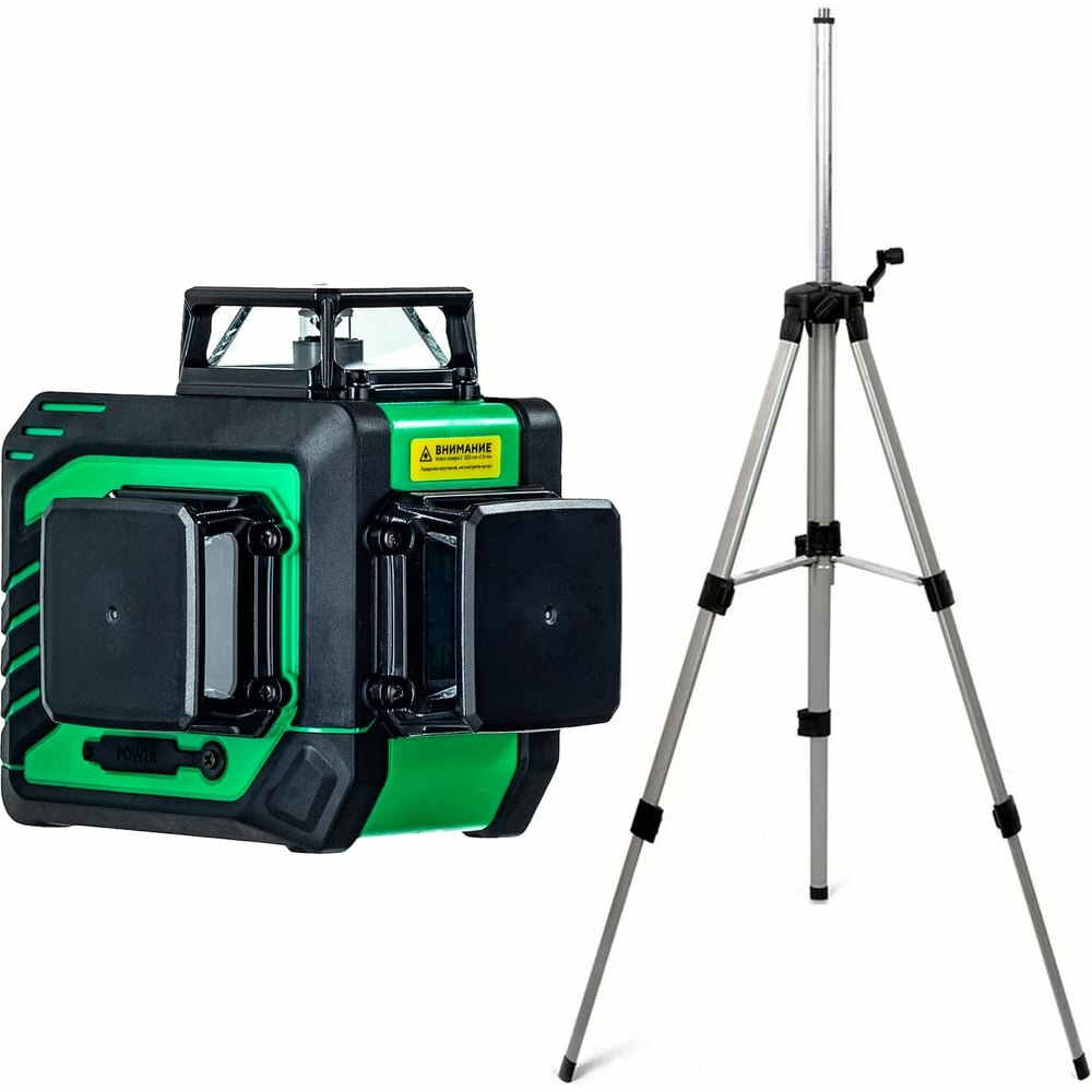 Комплект INSTRUMAX Лазерный уровень GL 3-360 BAZA SET+Штатив телескопический с резьбой 1/4 (5/8) дюйма TR-120 IM0149_K