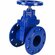 Задвижка клиновая DN.ru 30ч39р (аналог МЗВ) GGG50-GGG50-EPDM-F-S blue Ду100 Ру10...