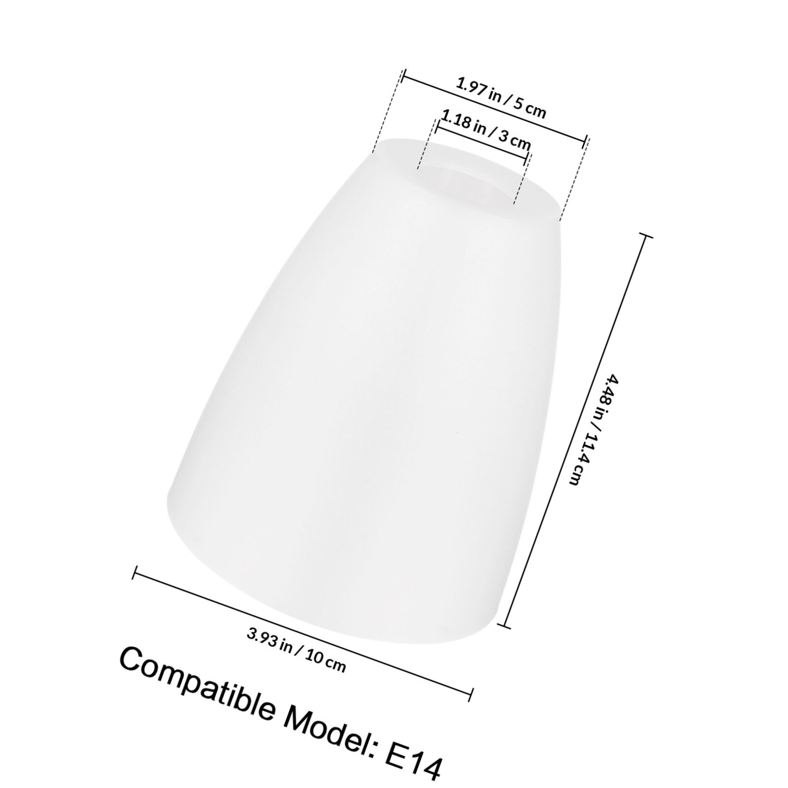 2 Штуки Плафоны Для Ламп Простой Структуры Белый Цвет 11.40X10.00X10.00Cm