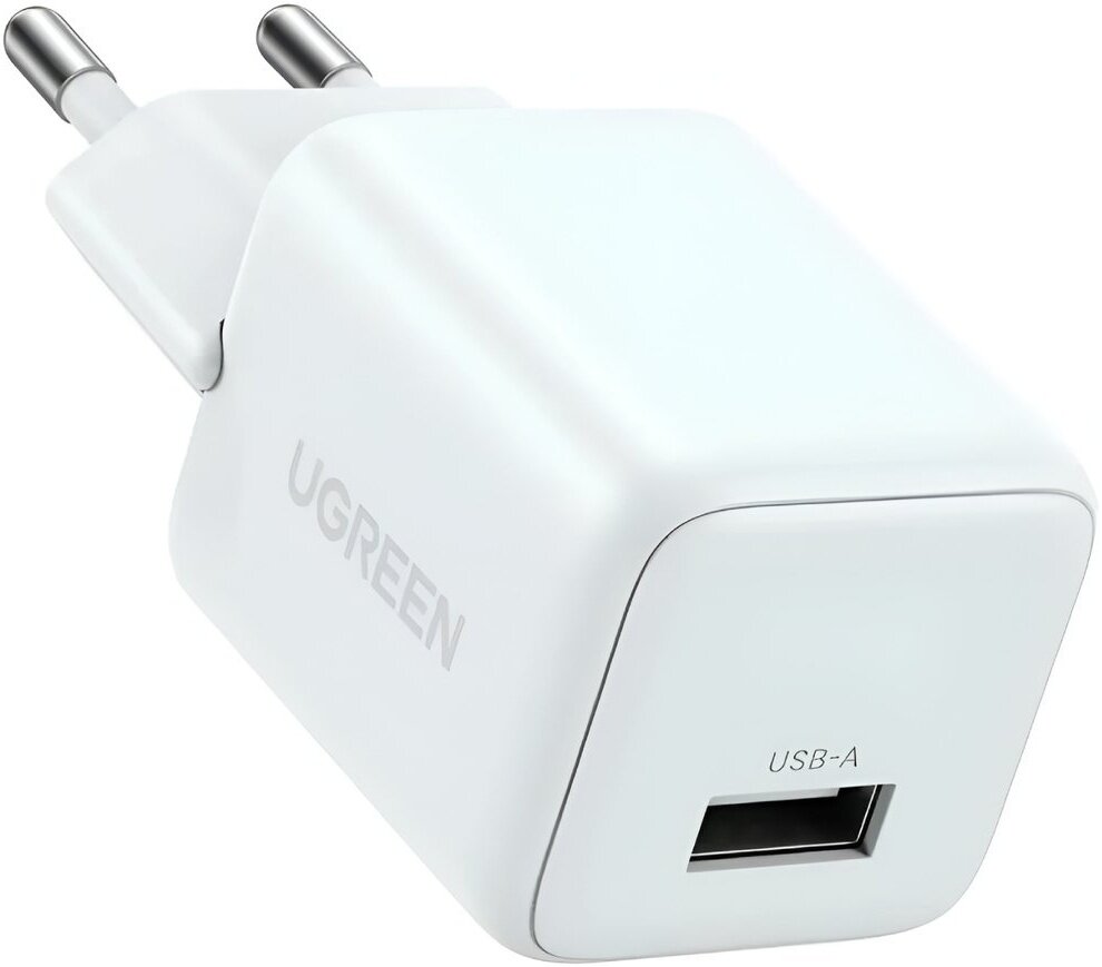 Зарядное устройство Ugreen X518 GaN Fast Charger 18W белый (75623), Quick Charge 3.0