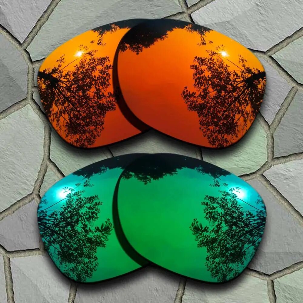 Поляризованные линзы для Oakley Latch Key M 52MM OO9394 Red-Jade Green