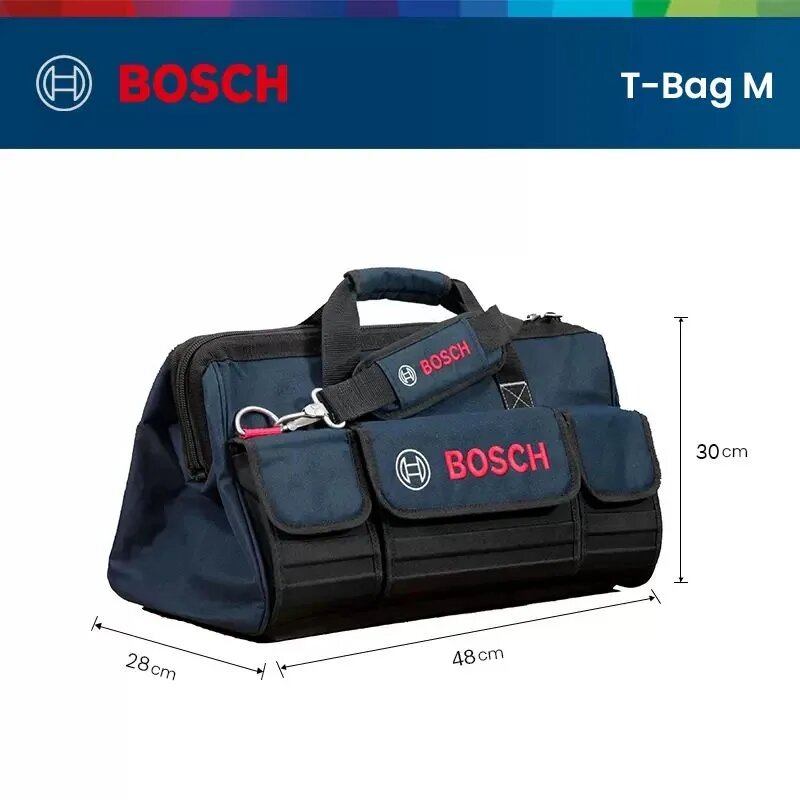 Сумка для инструментов Bosch, 28x48x30 см, M