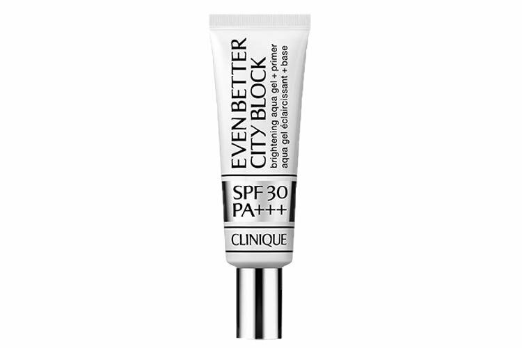 Осветляющий аква-гель + праймер женский CLINIQUE Even Better City Block SPF 30 PA+++, 30 мл