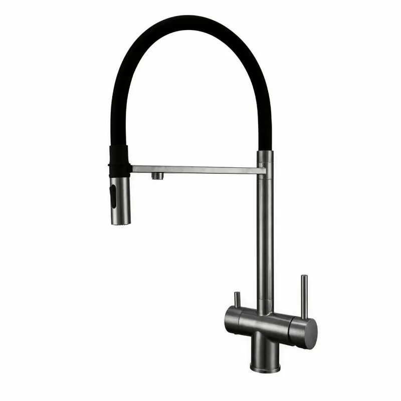 Смеситель для кухни с гибким изливом и фильтром Gerhans K14390D-2 1 pcs