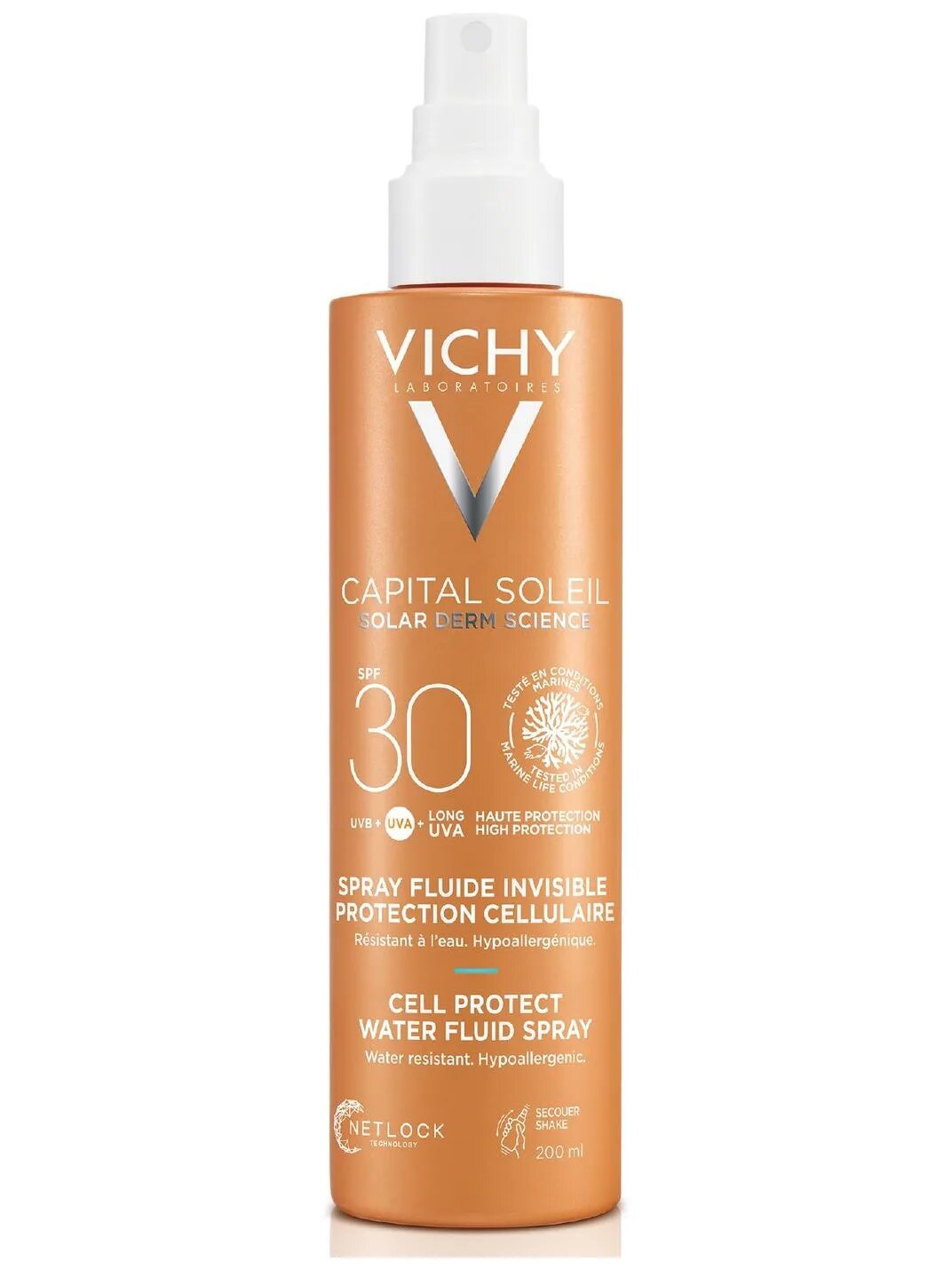 Vichy Capital Ideal Soleil Солнцезащитный увлажняющий спрей SPF 30 200 мл
