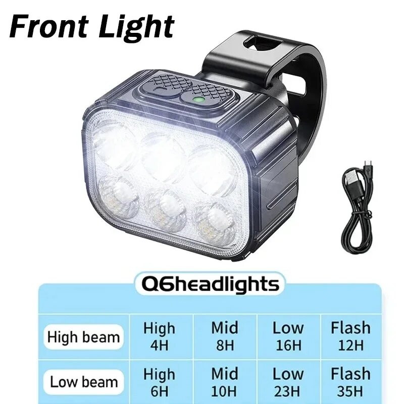 Велофонарь Q6 Front Light