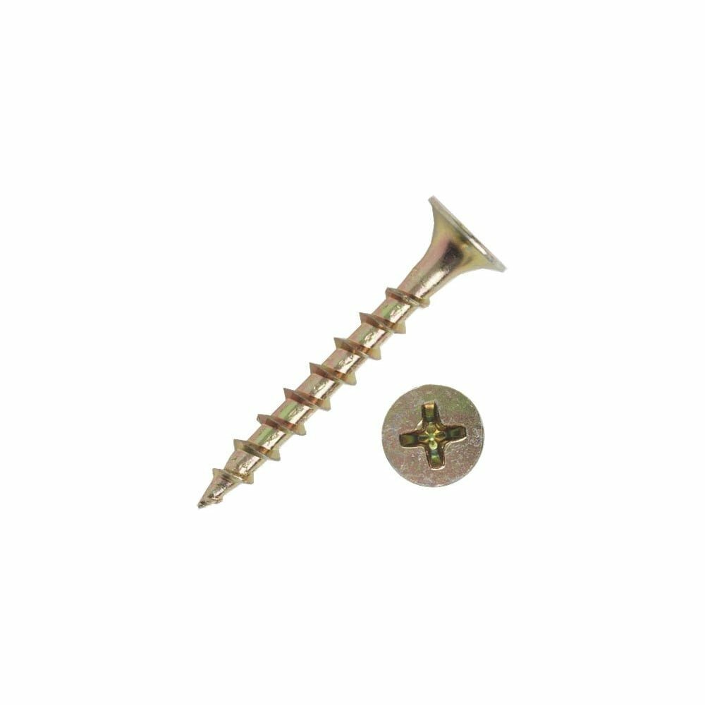Саморез ШСГД Zitar 3,8x19 (1 кг) желт. цинк - ведро 160155