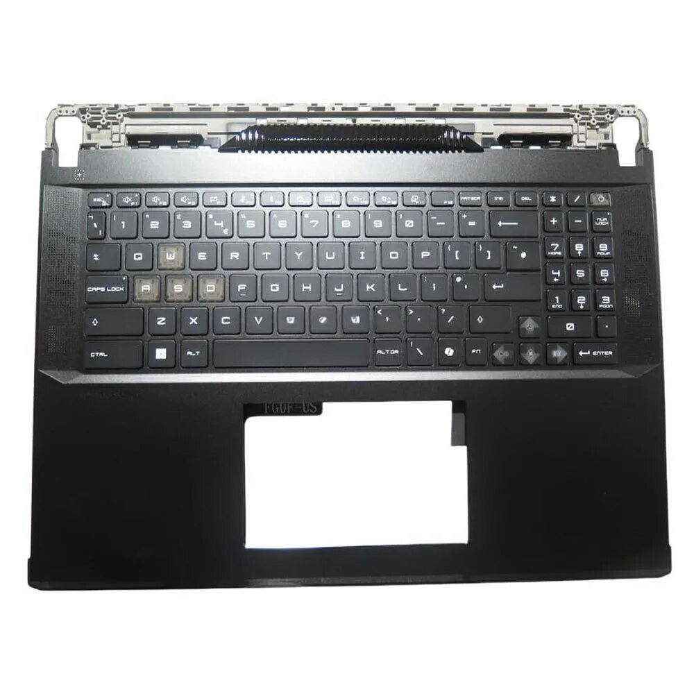 Подставка для рук и клавиатура RTDPART для MSI GE78 без тачпада UK