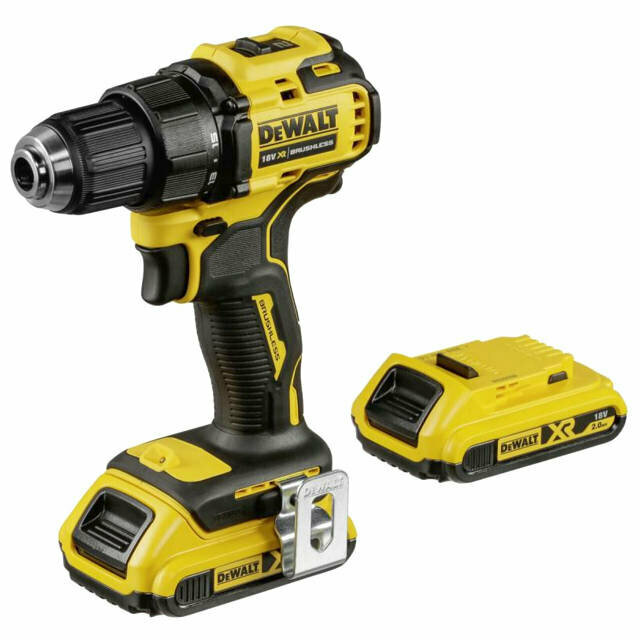 Дрель-шуруповерт DEWALT DCD708D2T-QW 18В Li-Ion 2Ач 2АКБ