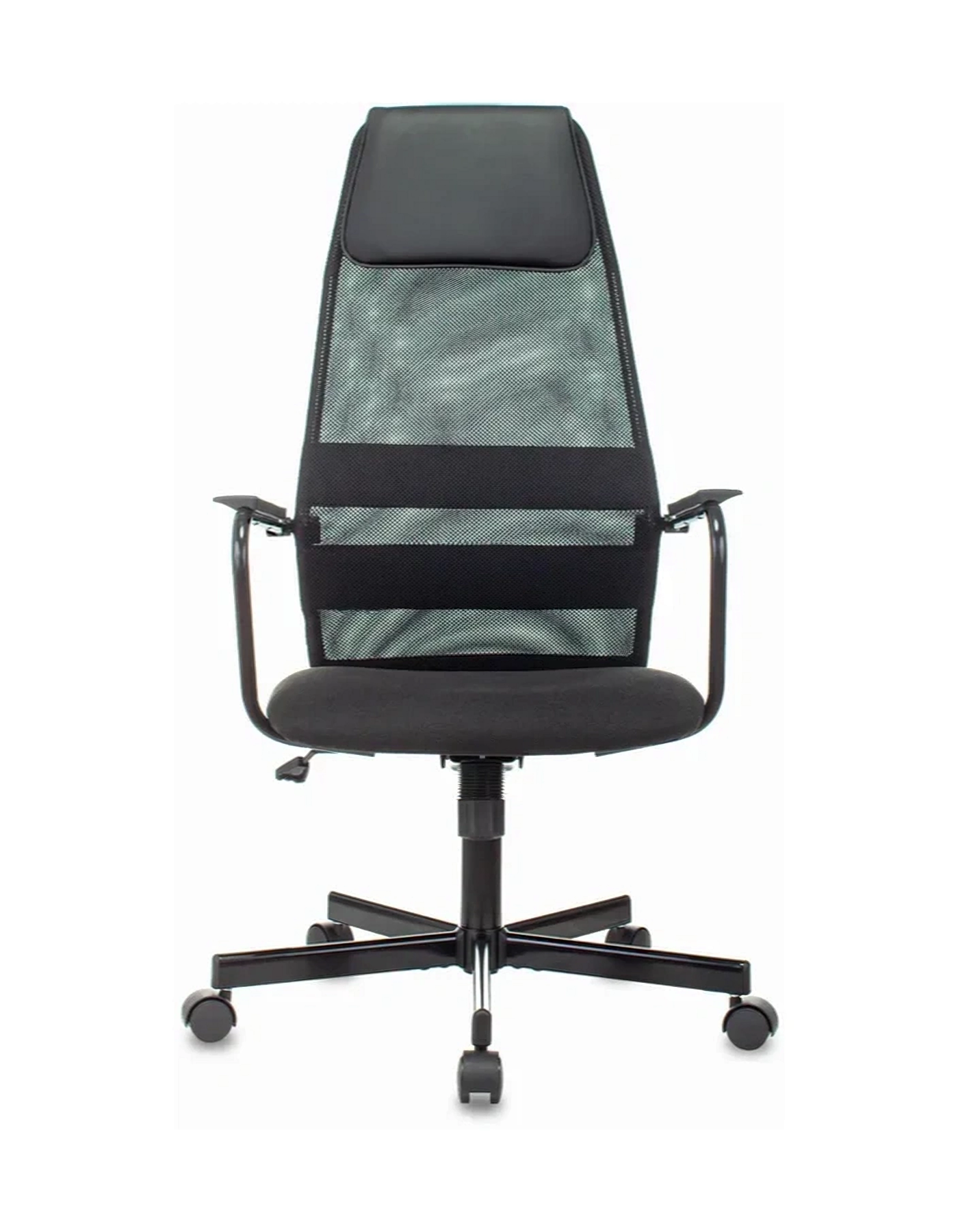 Кресло Бюрократ KB-5M/BLACK черный TW-01 3C11 сетка/ткань с подголов. крестов. металл черный
