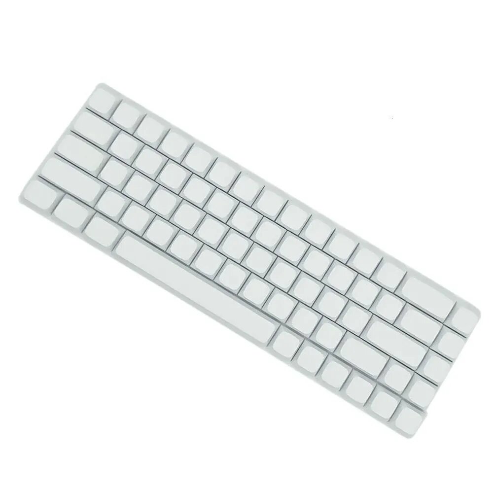 68pcs Keycaps xda Profile PBT Минималистичный белый для механической клавиатуры