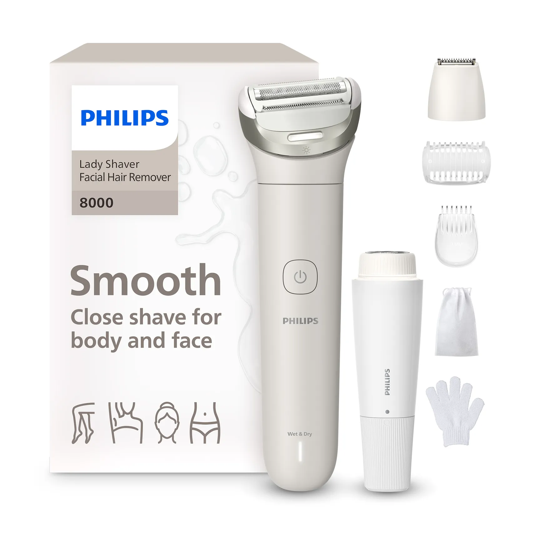 Электробритва Philips Lady Shaver Series 8000 BRL159/00 для женщин